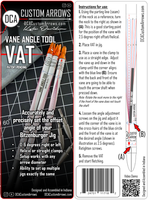 Vane Angle Tool – DCA Custom Arrows