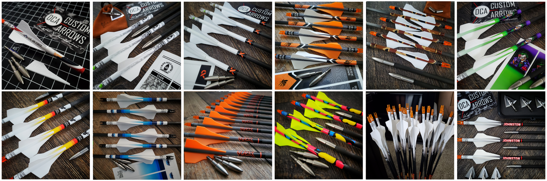 DCA Custom Arrows | Custom Arrows, Arrow Wraps & Vanes