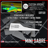 Mini Sabre Vanes – DCA Custom Arrows
