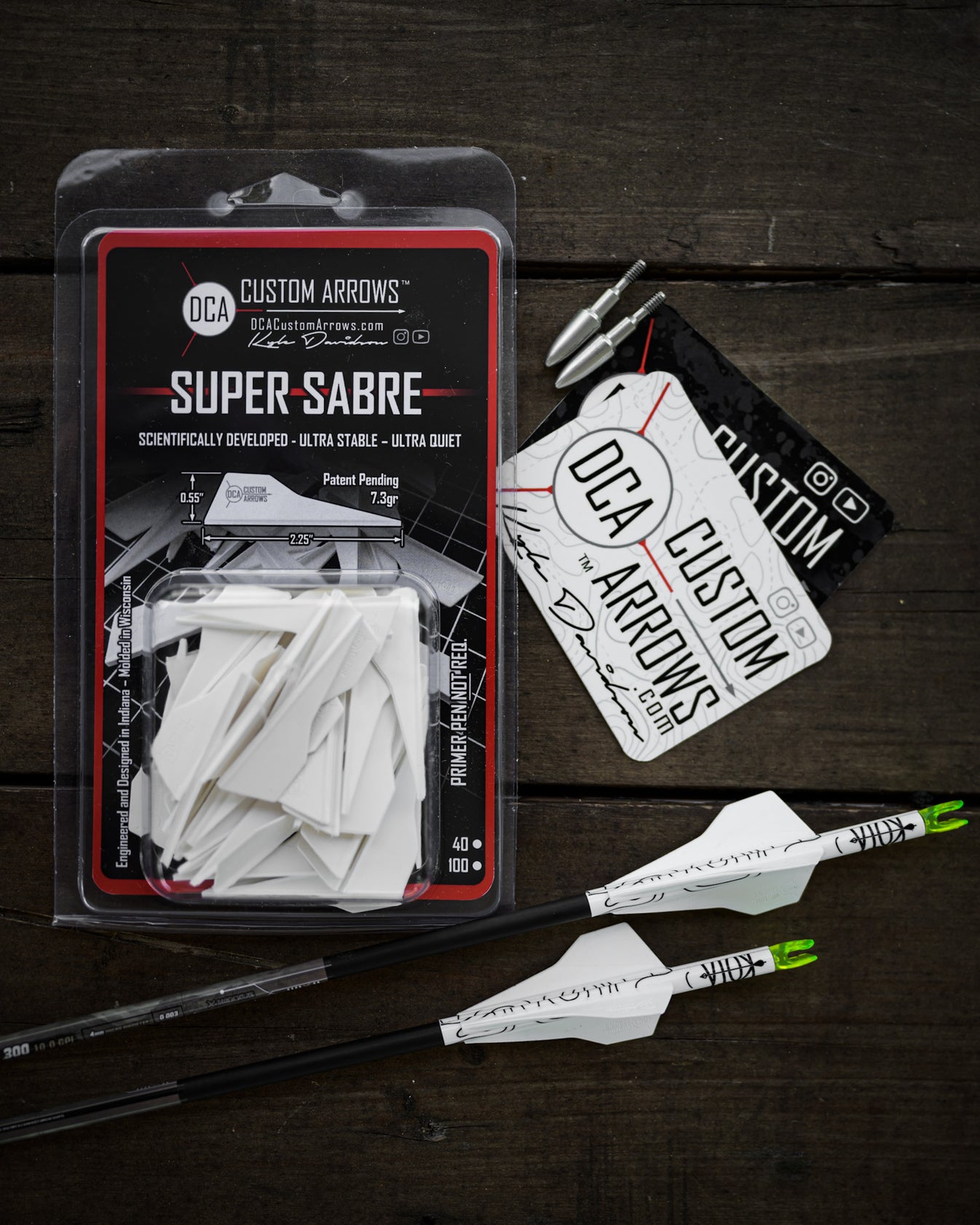 Super Sabre Vanes – DCA Custom Arrows